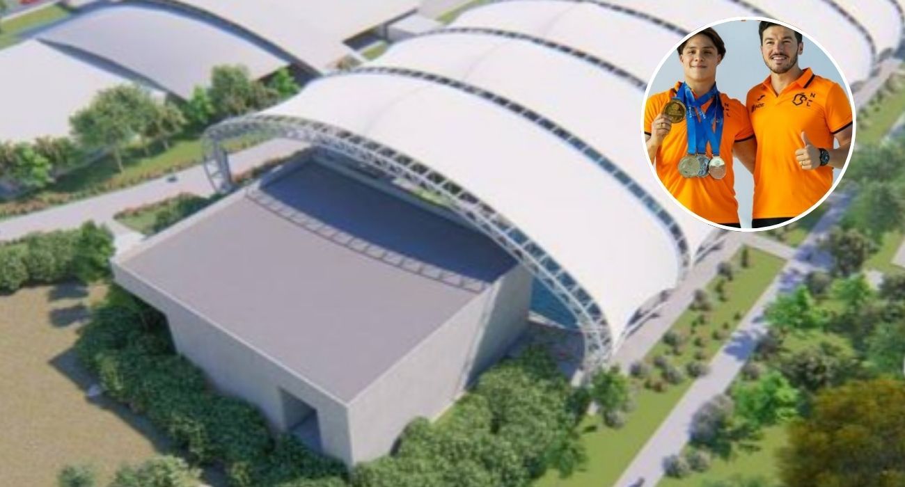 Anuncia Samuel 'techado Osmar Olvera' en centro acuático