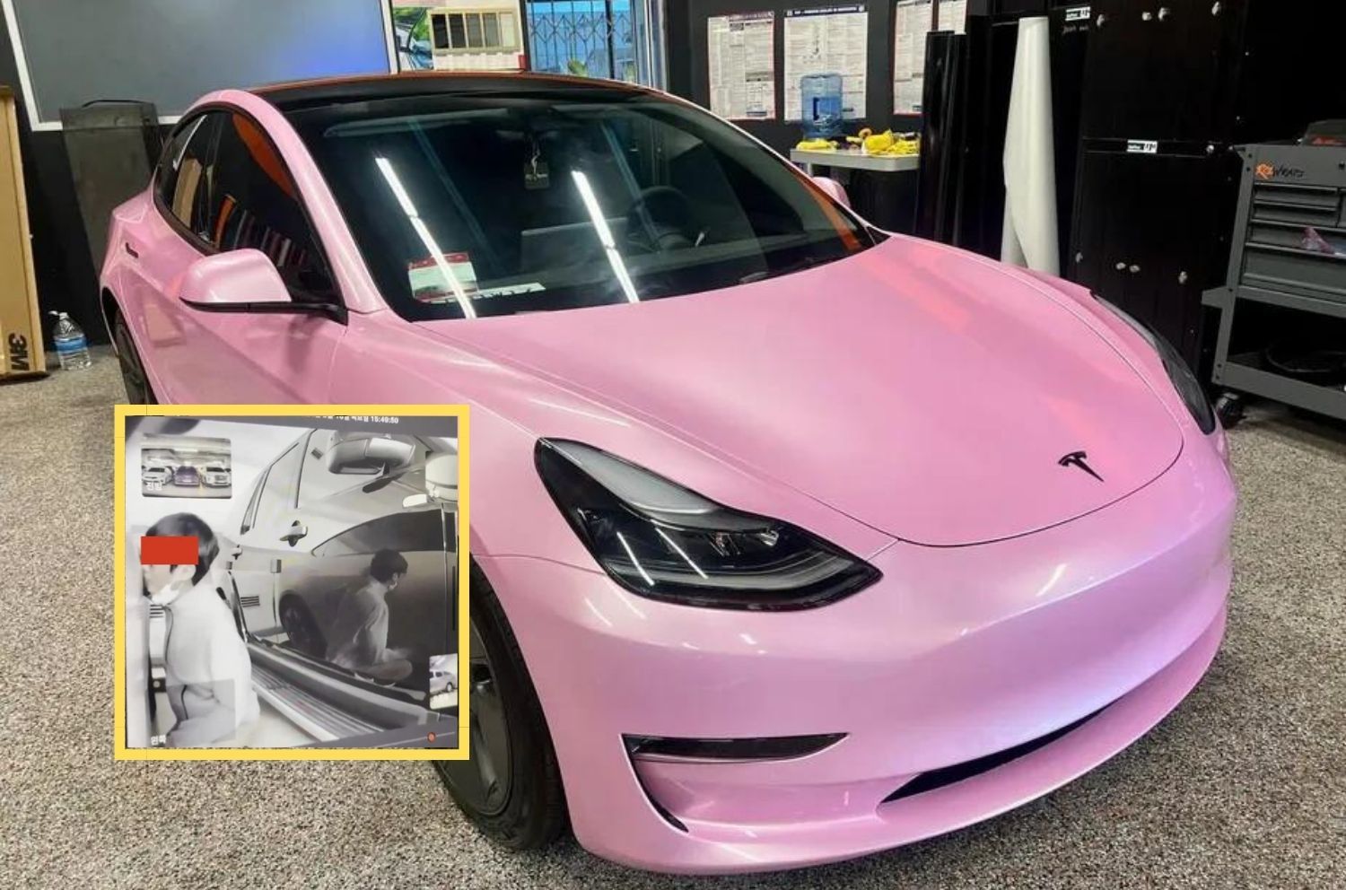¡Inquietante! Tiene comportamiento sexual con Tesla rosa