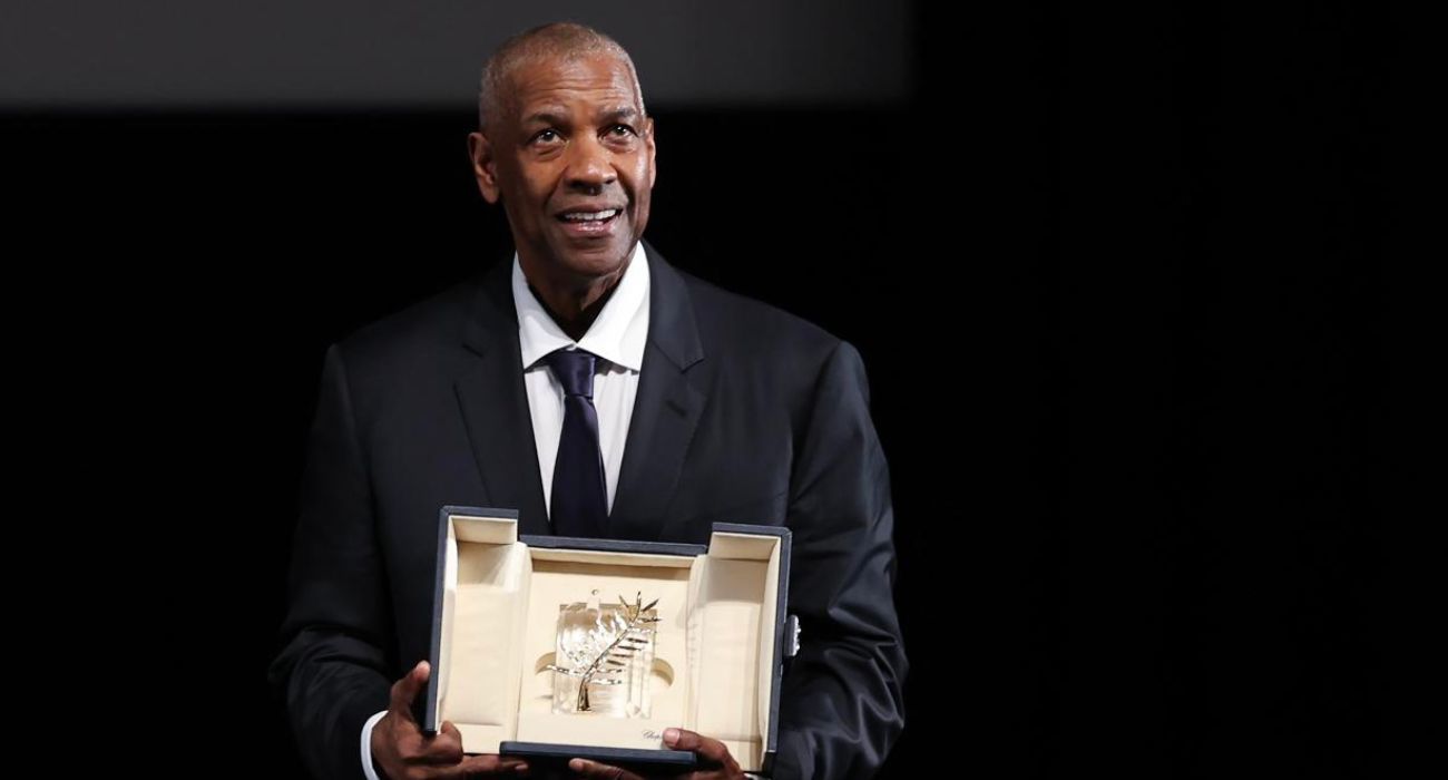 Denzel Washington recibe Palma de honor por sorpresa en Cannes
