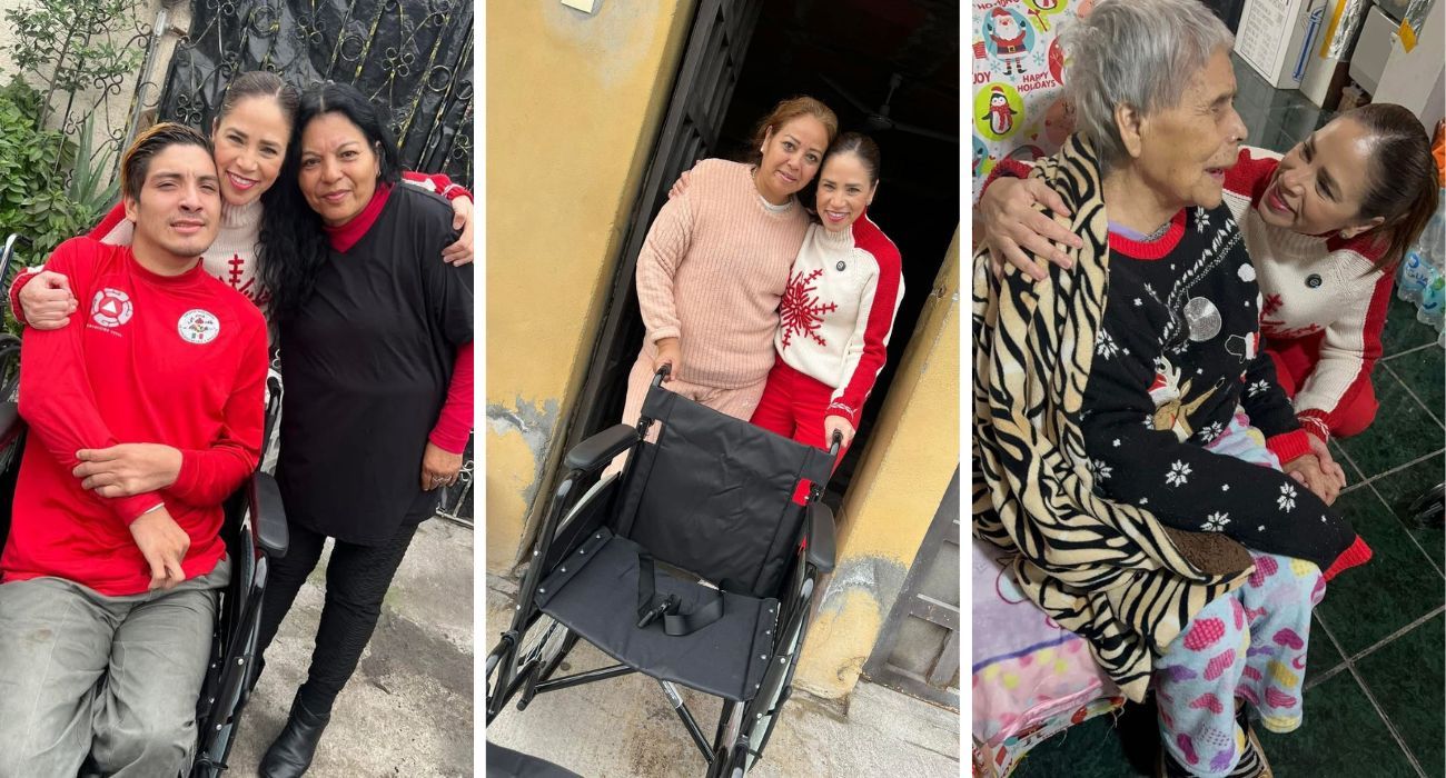 Ivonne Álvarez entrega regalos y apoyo en colonias de Monterrey