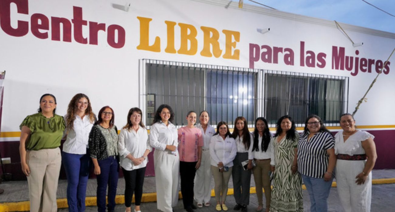 Inaugura Sheinbaum en Temixco el primer Centro LIBRE para Mujeres
