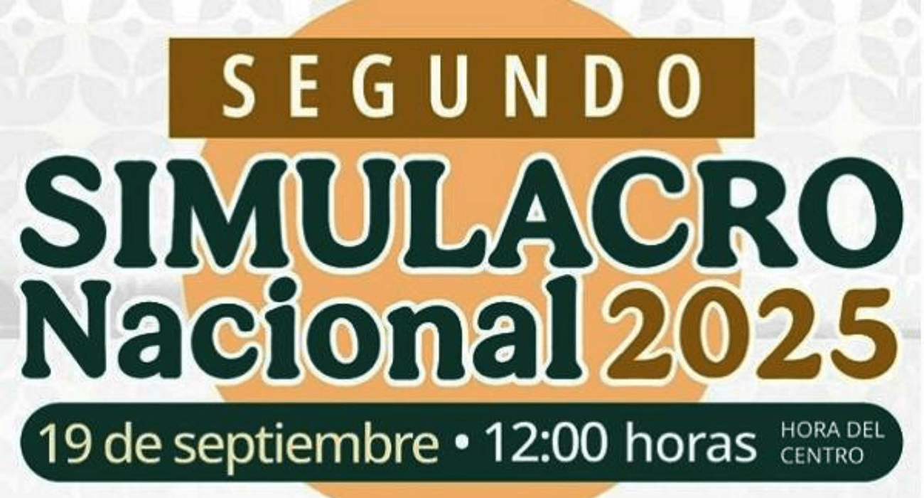 Alertan sobre Segundo Simulacro Nacional 2025