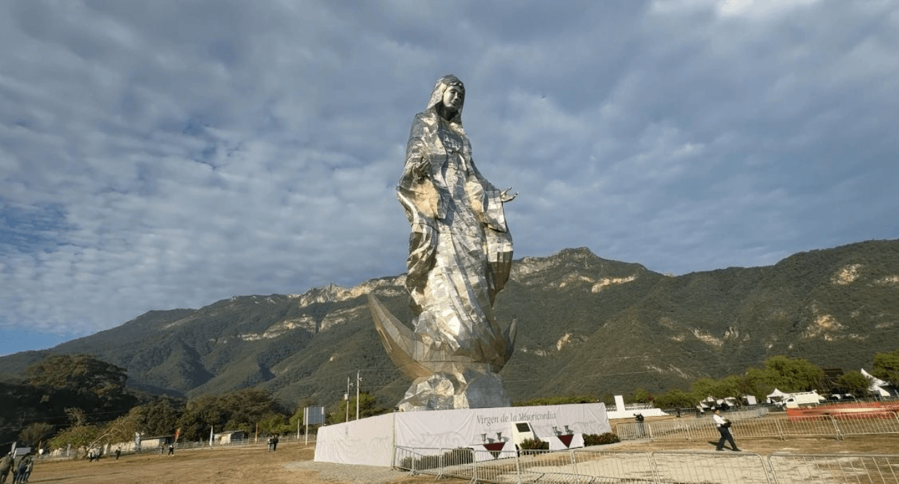 Inauguran monumental Virgen del Chorrito como atractivo turístico