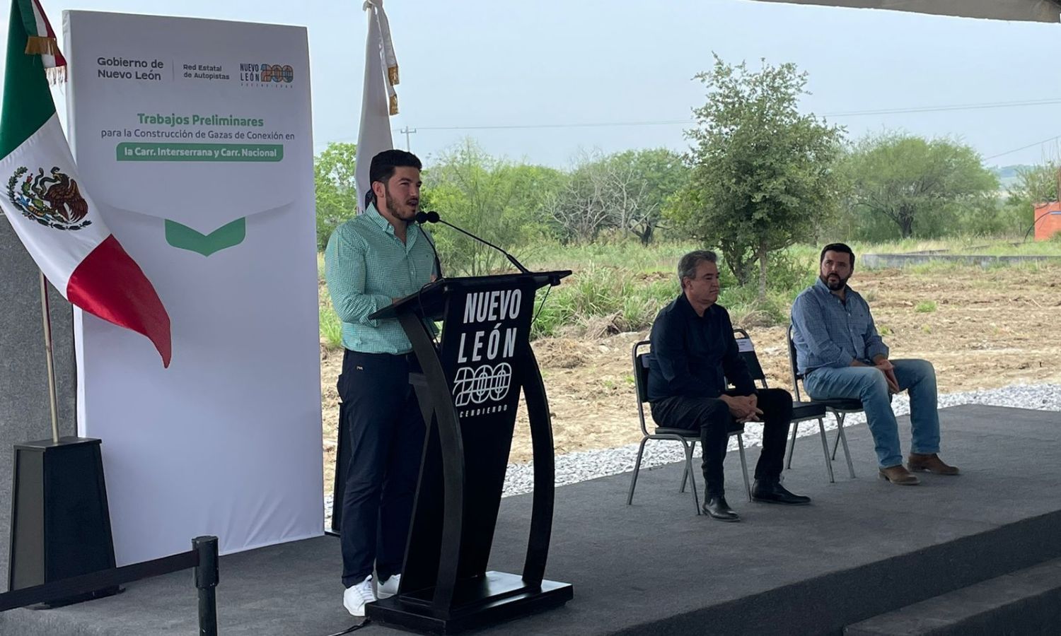 Arrancan obras del entronque de carretera Interserrana y Nacional