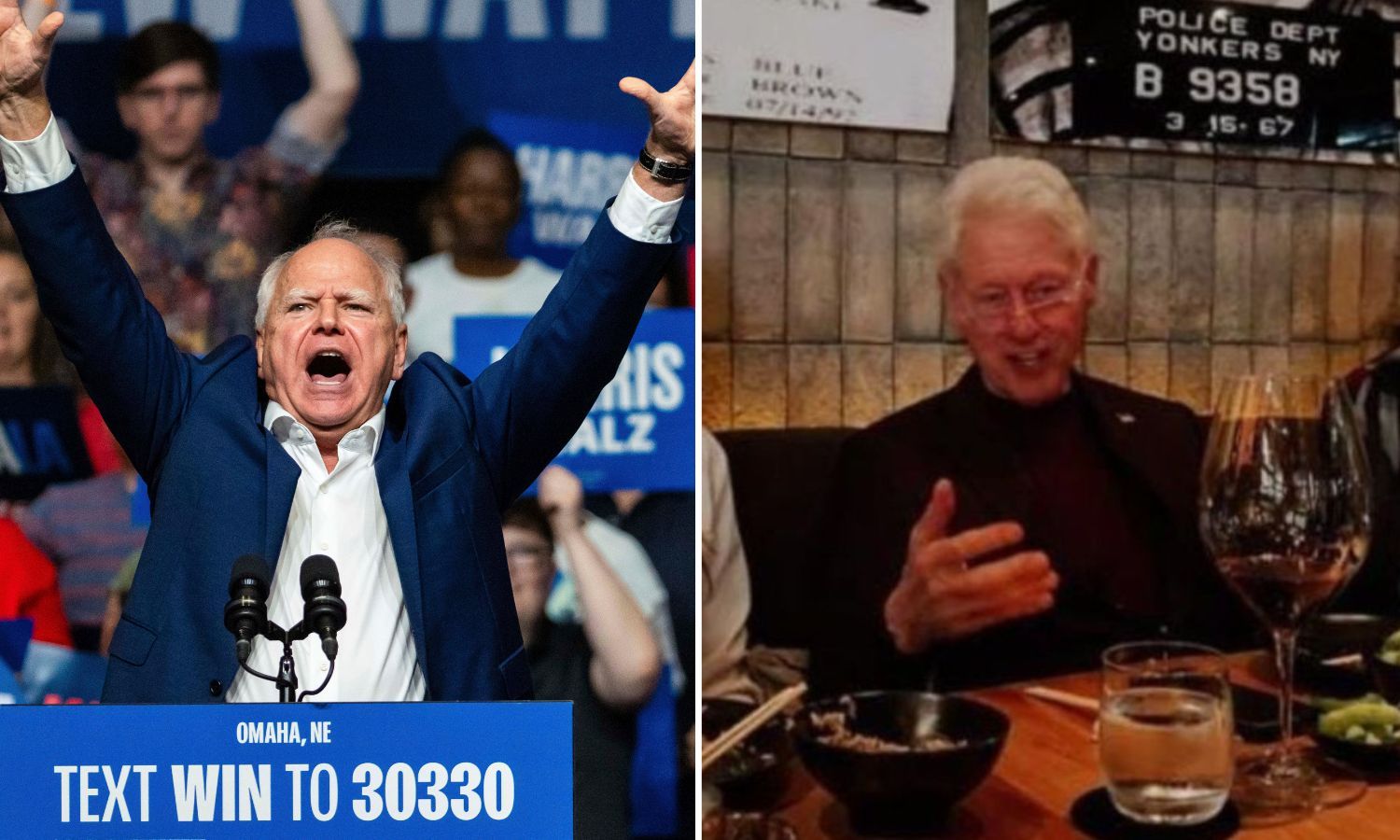 Tim Walz y Bill Clinton hablarán en Convención Nacional Demócrata