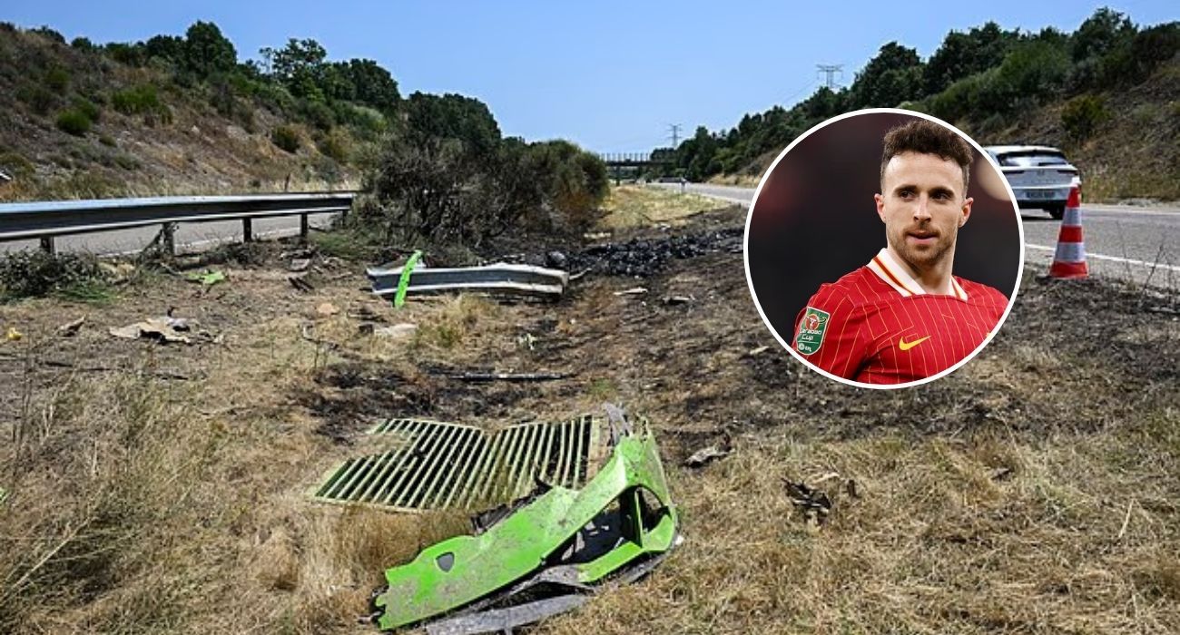 Neumático reventado posible causa de accidente de Diogo Jota