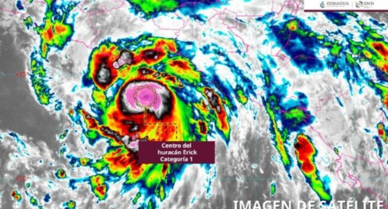 Tormenta Erick se convierte en un huracán categoría 1