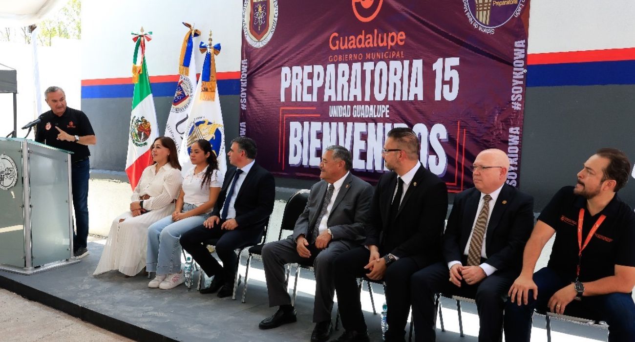 Inauguran extensión de la Prepa 15 en Guadalupe