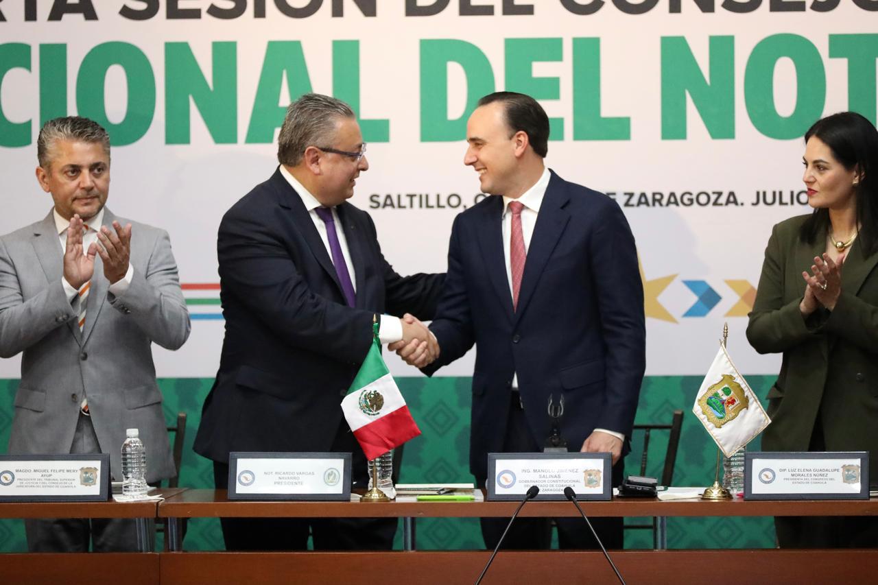 Celebran Consejo Nacional Del Notariado Mexicano en Coahuila