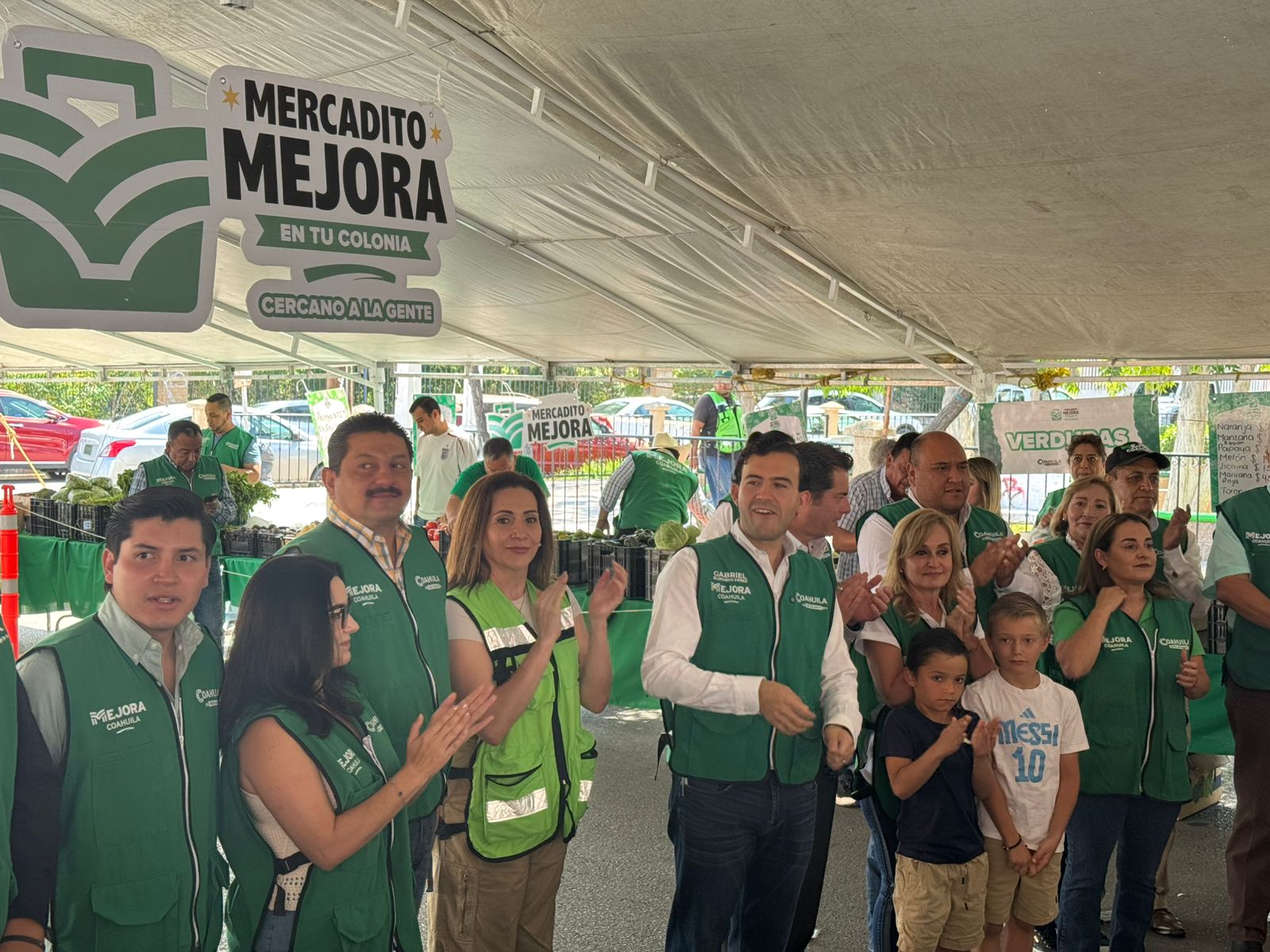 Venden huevo a mitad de precio en el Mercadito Mejora