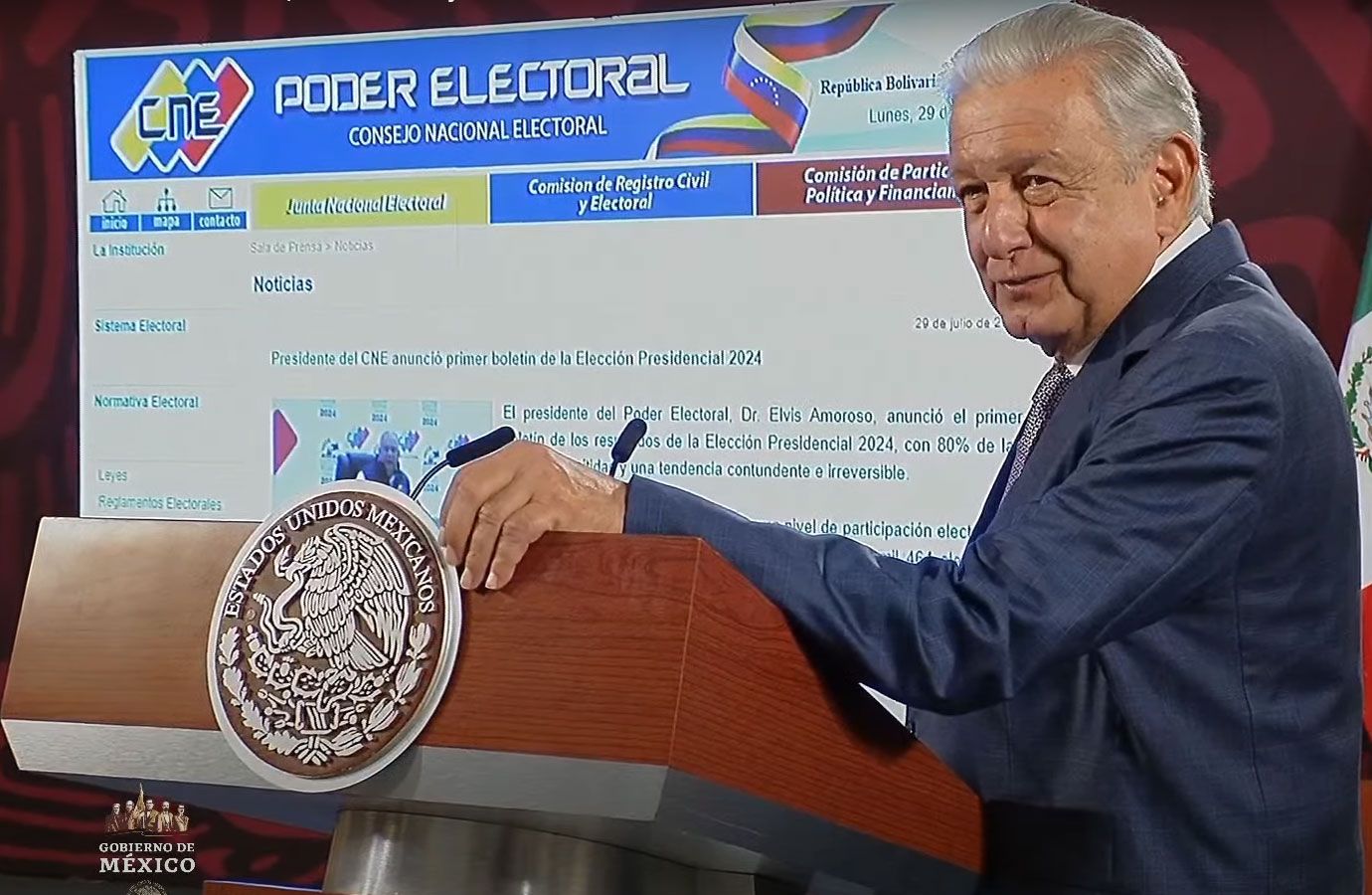 AMLO esperará para reconocer triunfo de Maduro