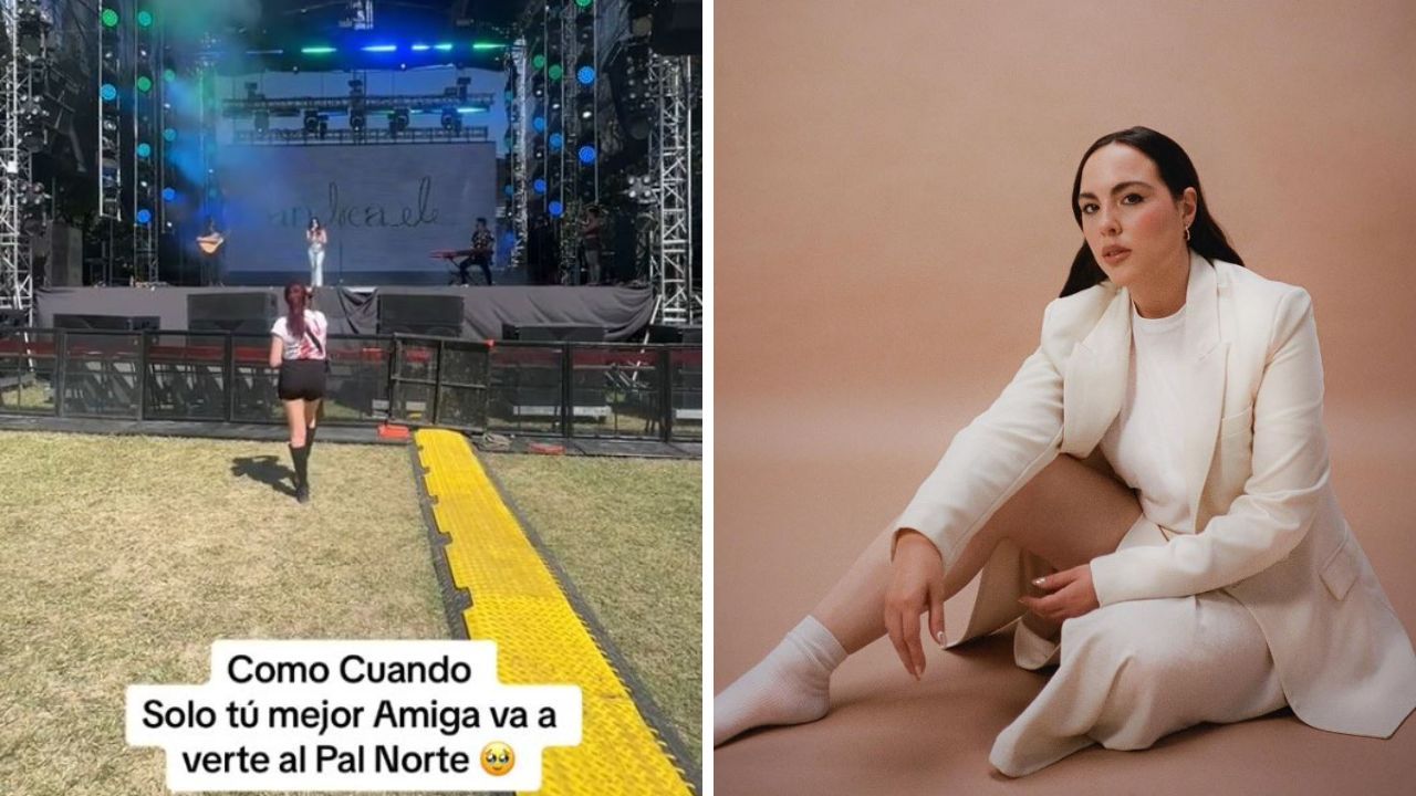 Andrea Ele debuta en Pa'l Norte y solo su amiga fue a verla
