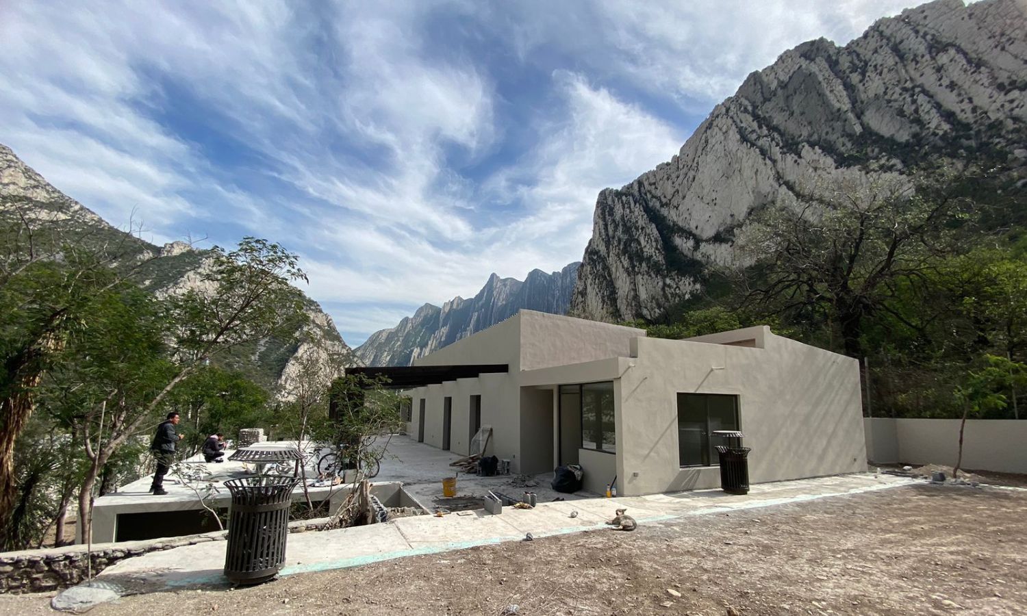 Avanzan obras en el parque ecológico La Huasteca