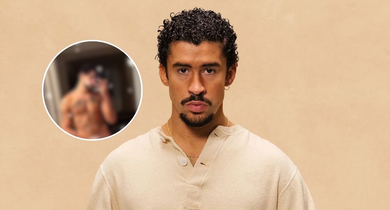 Bad Bunny comparte selfie desnudo y enciende las redes