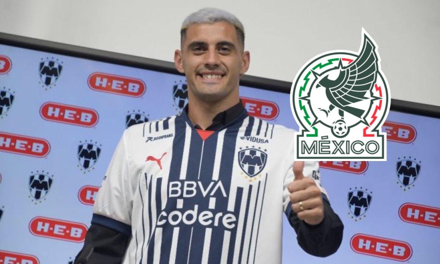 Germán Berterame en la órbita de la Selección Mexicana