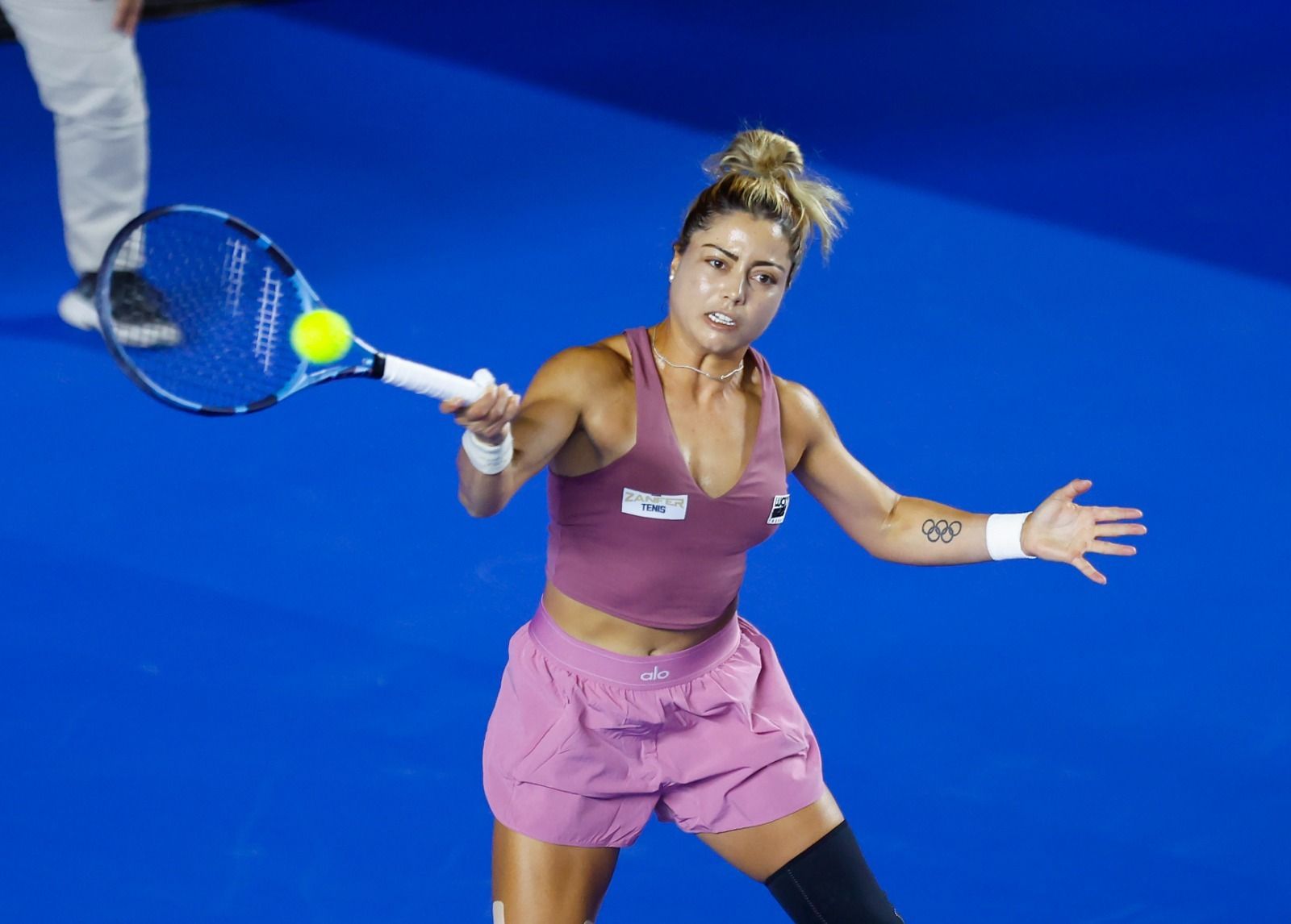 Renata Zarazúa, tenista mexicana, está en todo lo alto