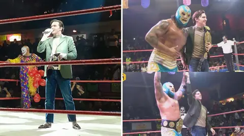 Drake Bell se convierte en presentador de lucha libre