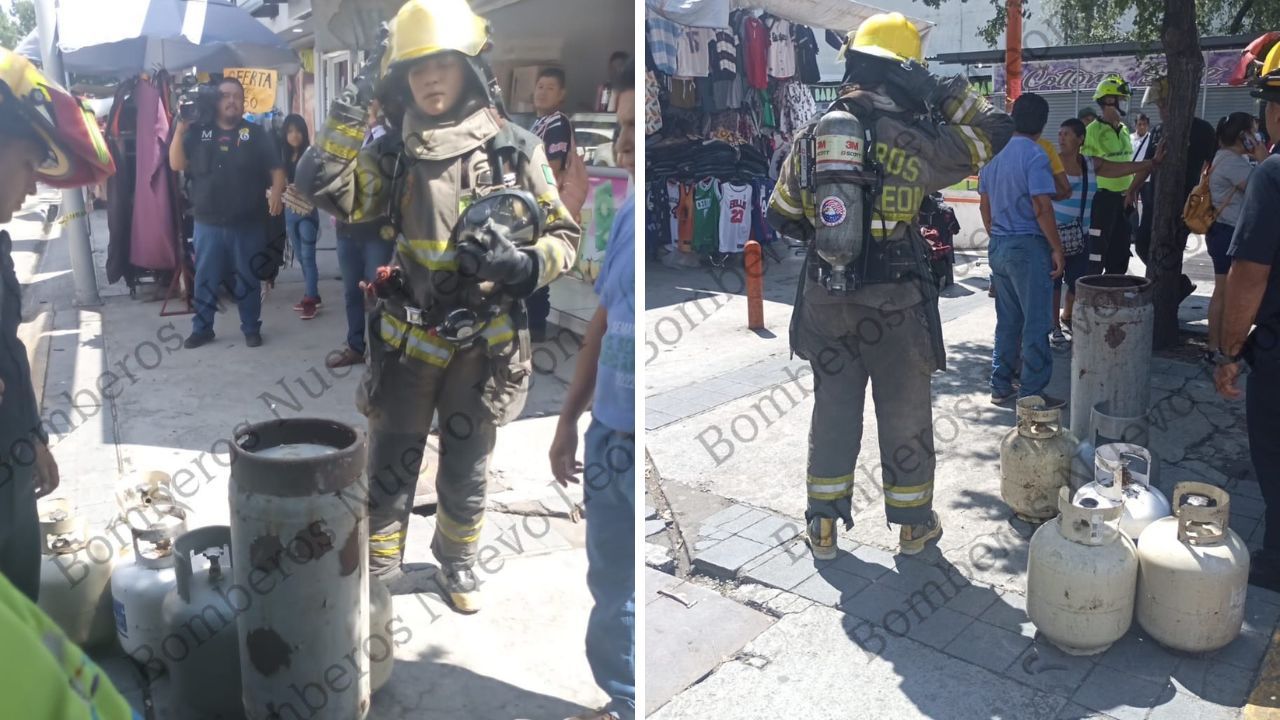 Flamazo deja a tres personas con quemaduras en Monterrey