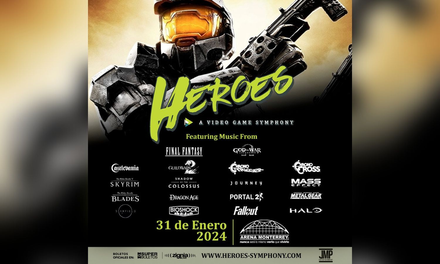 Heroes: A Video Game Symphony llega a la Arena Monterrey