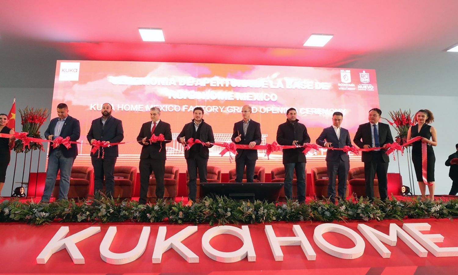 Inauguran en NL expansión de planta de Kuka Home México