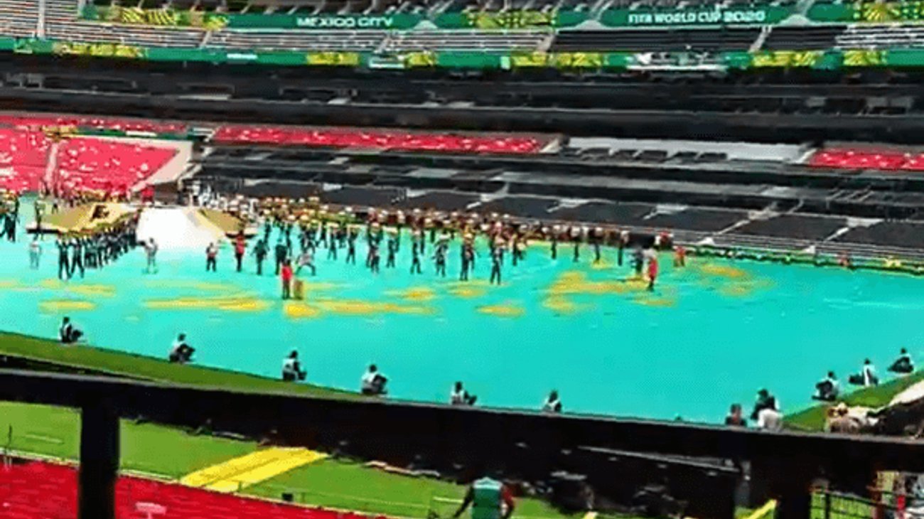 Realizan ensayo masivo rumbo a la inauguración del Mundial 2026