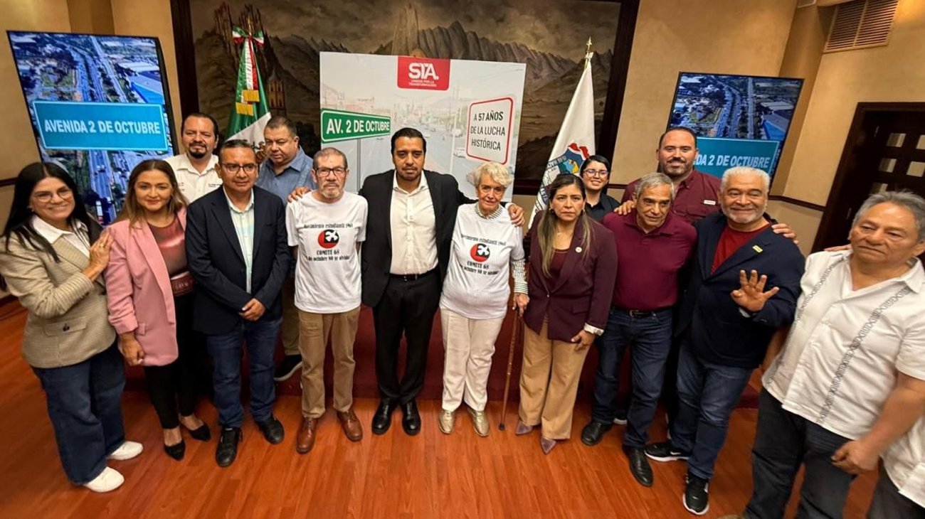 Ahora Díaz Ordaz es avenida 2 de octubre en Santa Catarina