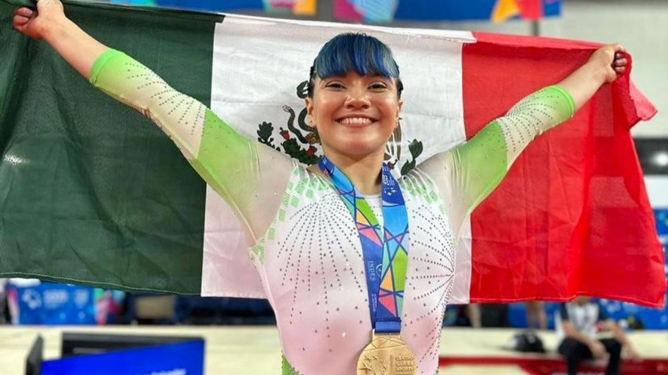 Alexa Moreno gana el oro en la Copa Mundial de Gimnasia Artística