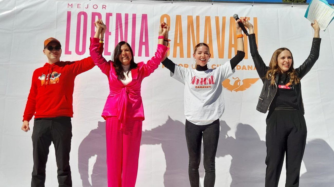 Inicia Canavati precampaña arropada por Mariana y Colosio