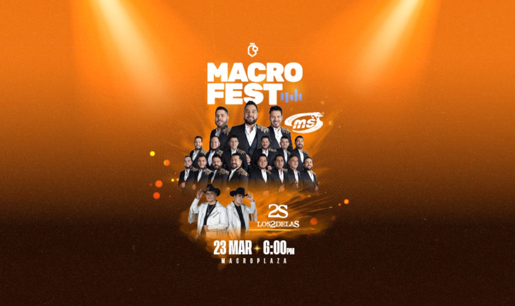 Retumbará Macroplaza con el primer Macrofest del año con Banda MS
