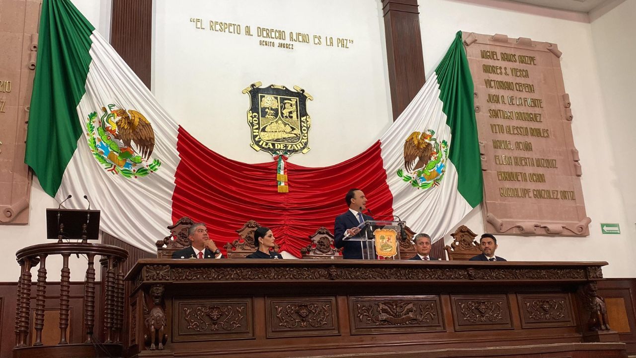 Manolo Jiménez presenta logros de su actual administración