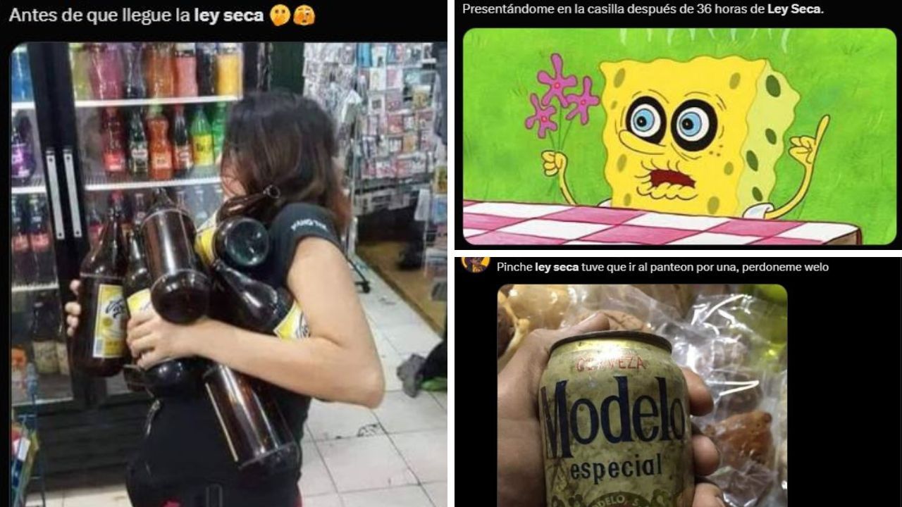 Los memes del inicio de la Ley Seca por elecciones 2024