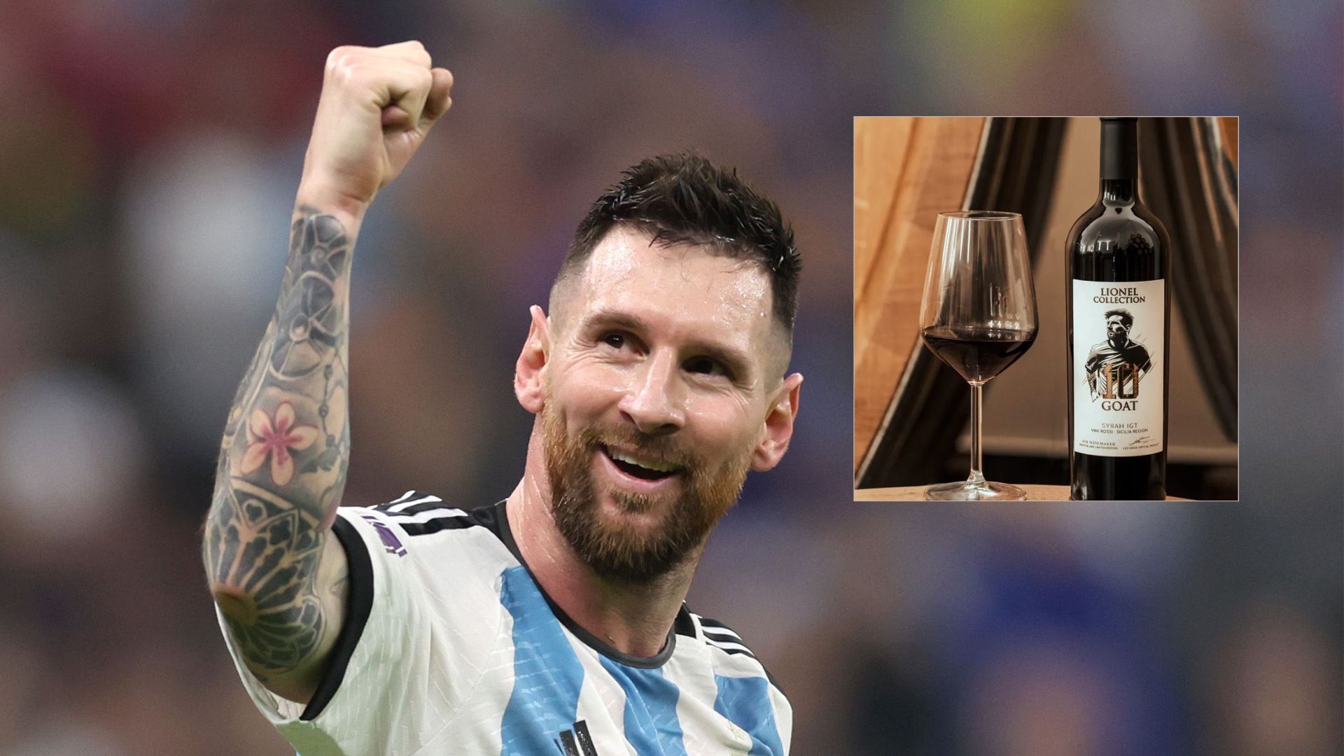 Lionel Messi lanza su propia línea de vinos '10 GOAT'