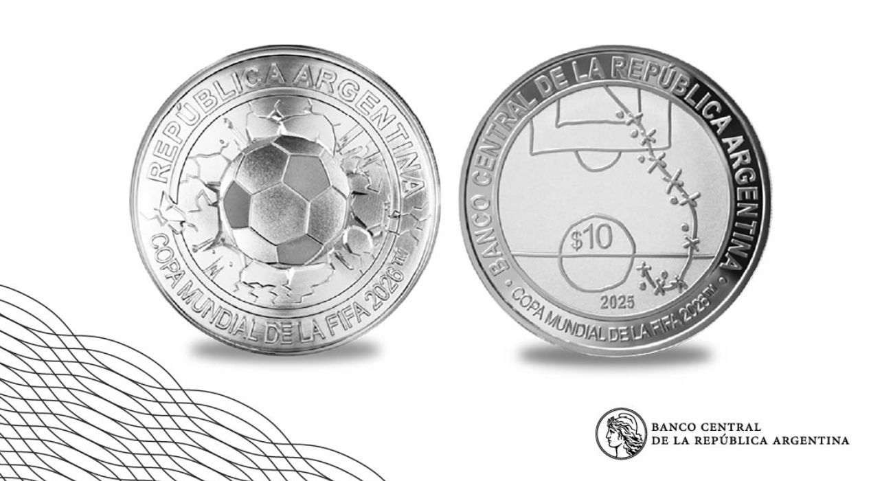 Lanza Argentina moneda del Mundial 2026 con homenaje a Maradona