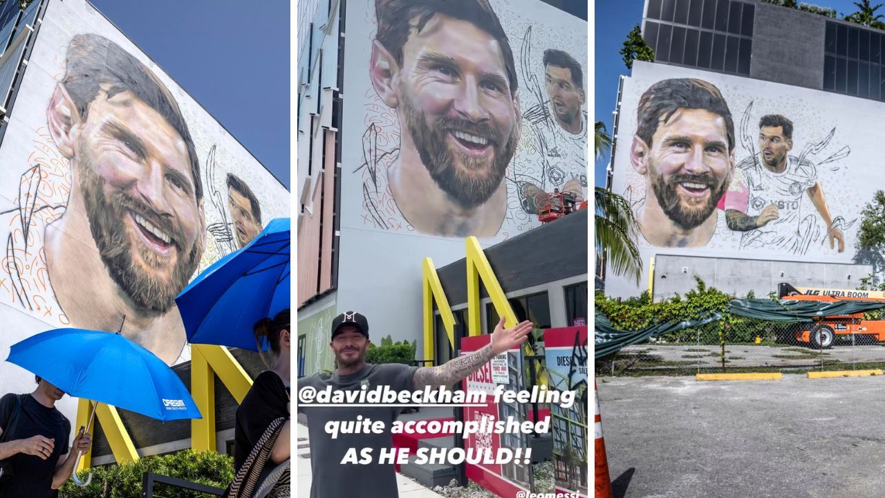 Mural de 20 metros dará bienvenida Messi a Miami