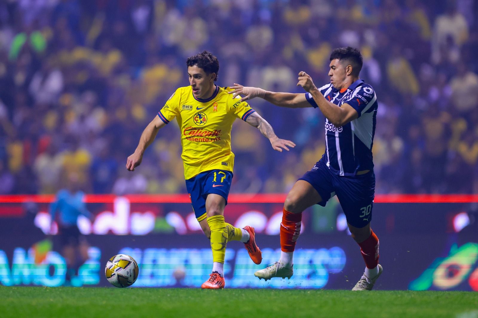 América gana partido de Ida 2-1 vs Monterrey de la Liga MX