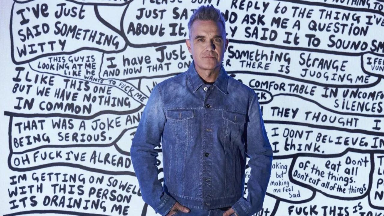 Robbie Williams muestra su talento ahora en el lienzo