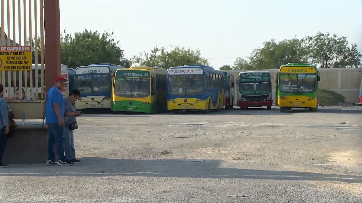 'Rasuran' rutas de Nuevo León servicio de camiones