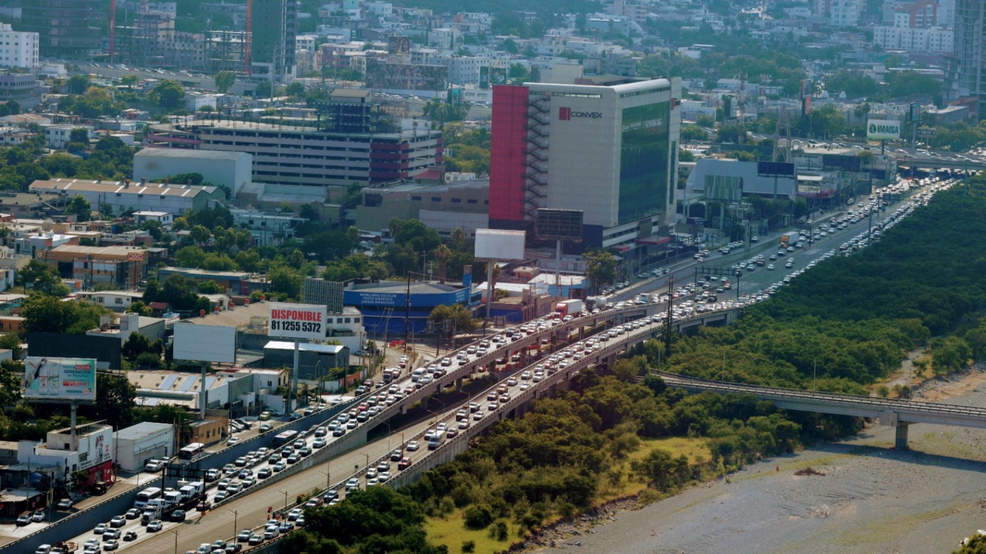 Monterrey, entre las ciudades con más tráfico de México