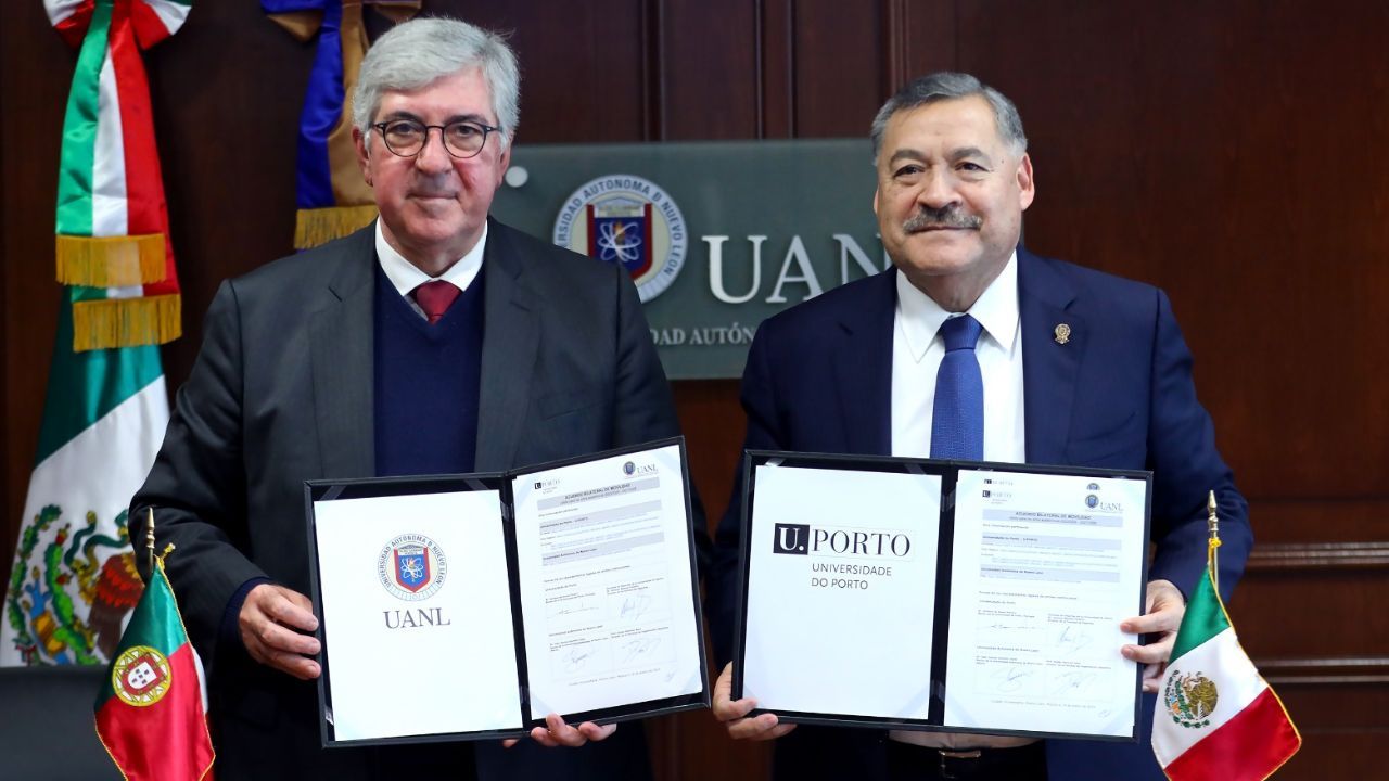 Firma UANL convenio con Universidad de Oporto